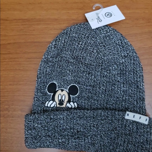 Neff | Accessories | Neff Disney Mickey Mouse Gray Beanie | Poshmark